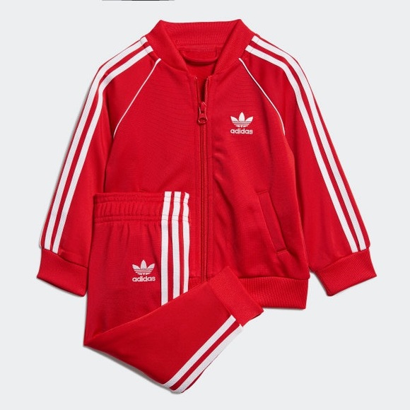 adidas | Matching Sets | Adidas Originals Sst Track Suit Scarlett Red ...